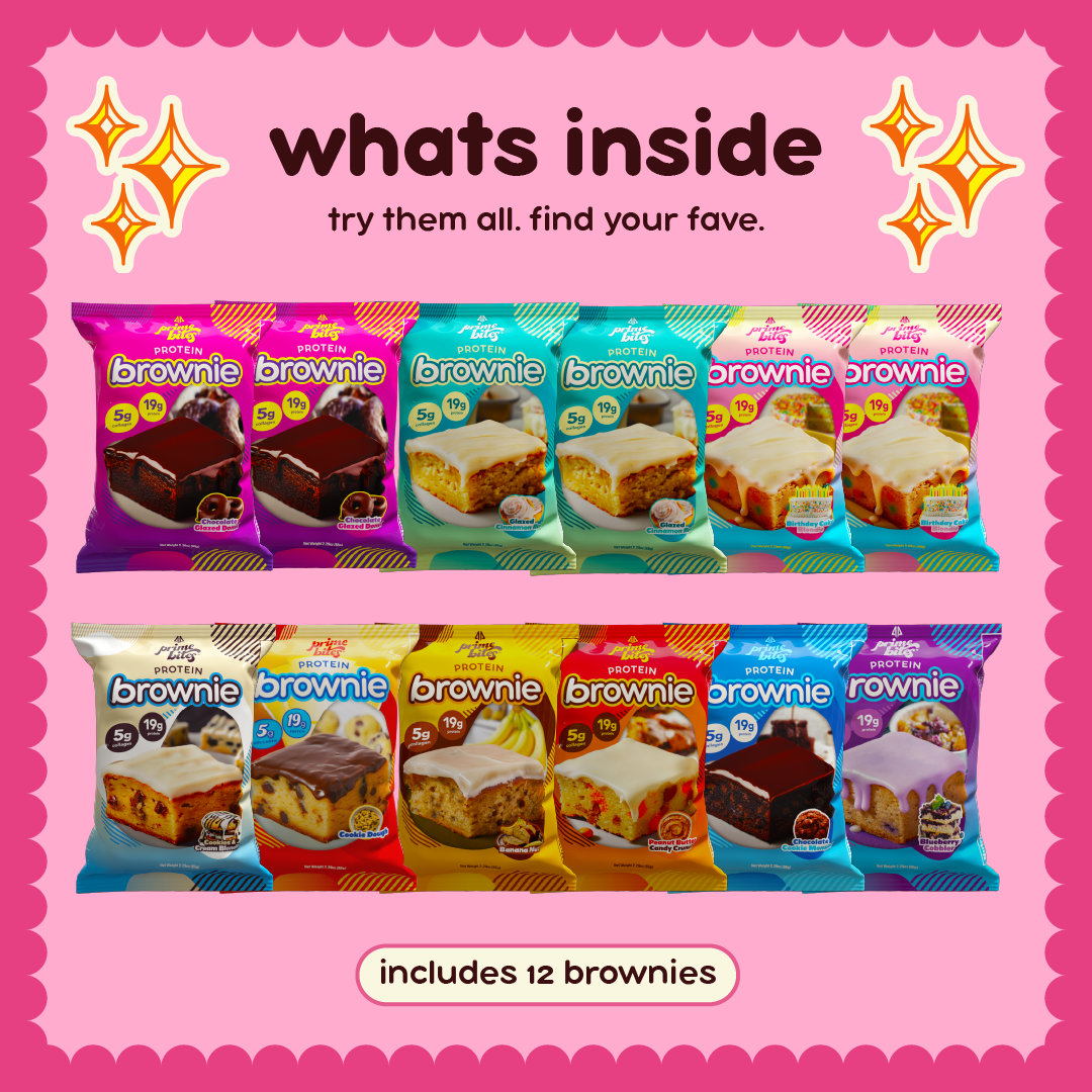 Variety Box Protein Brownies | Prime Bites®