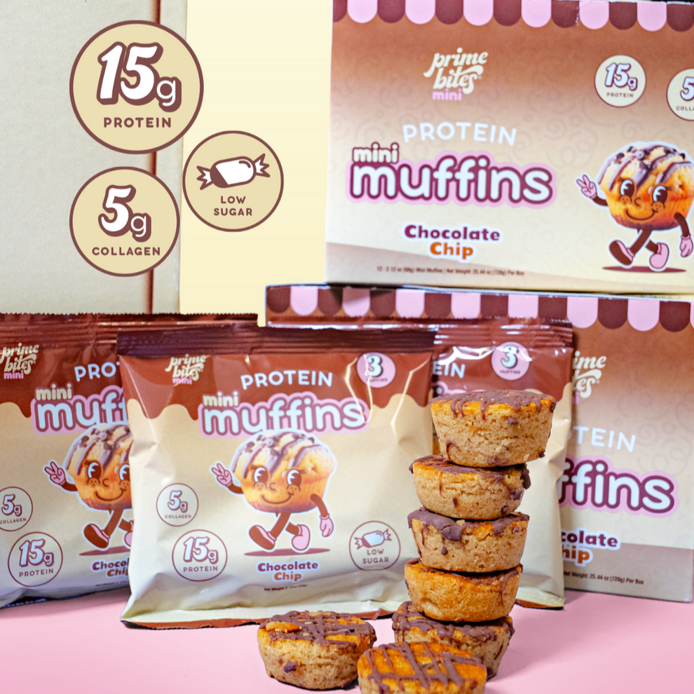 Chocolate Chip Mini Muffins | Prime Bites®