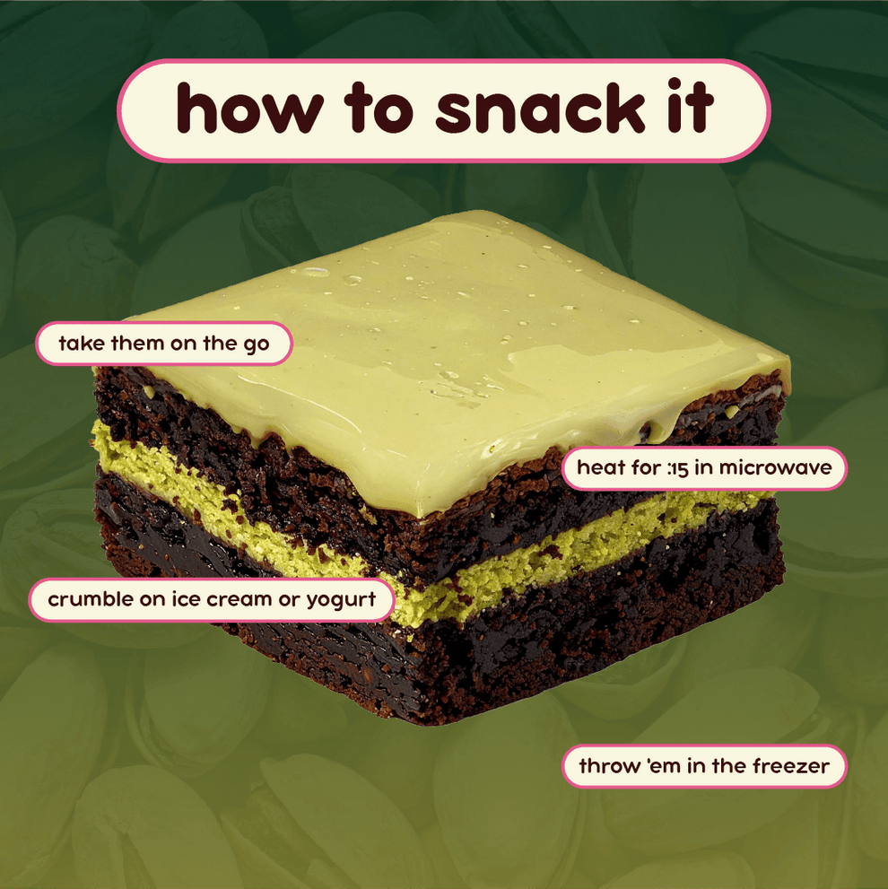 Dubai Chocolate Brownie | Prime Bites® Protein Brownies