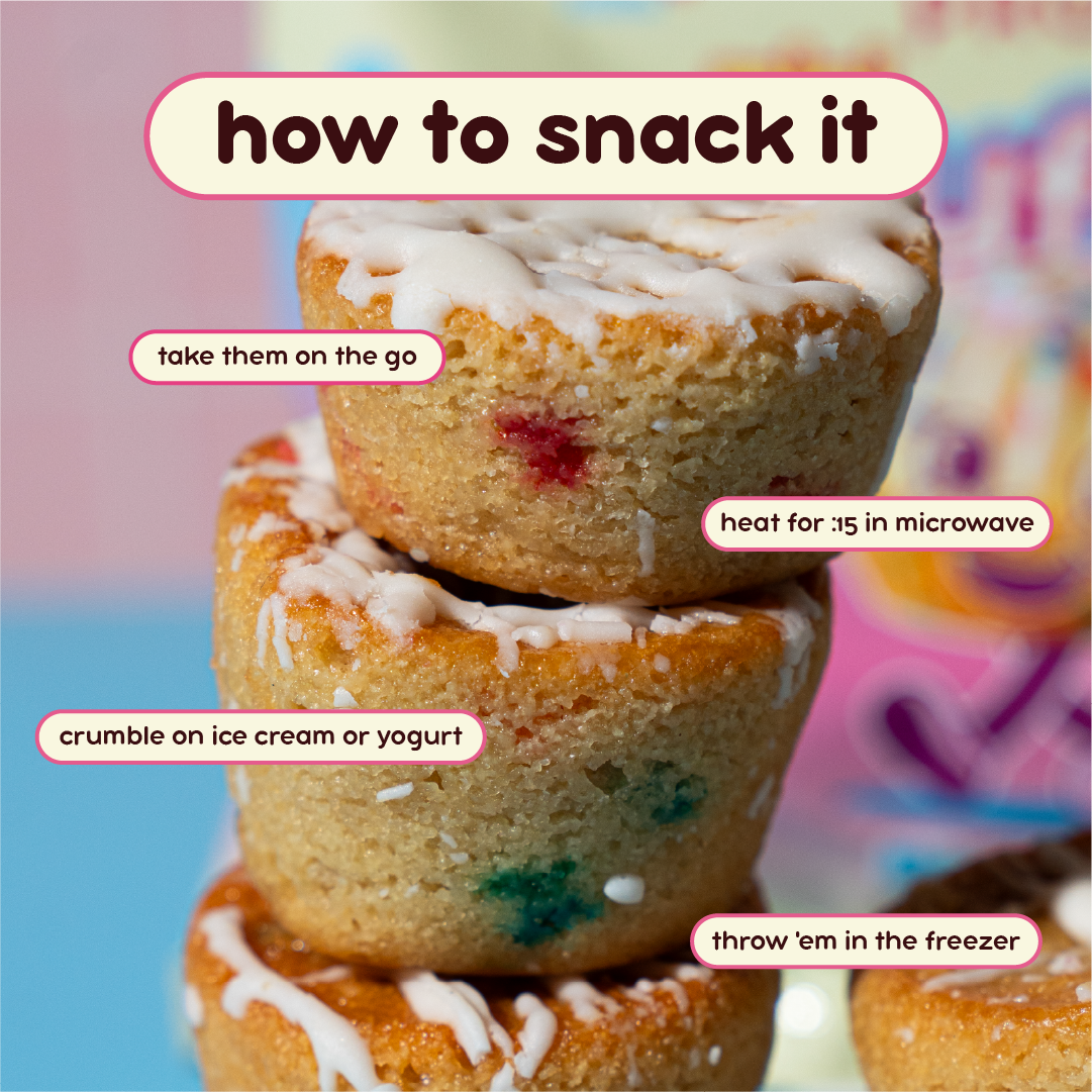 Birthday Cake Mini Muffins | Prime Bites®