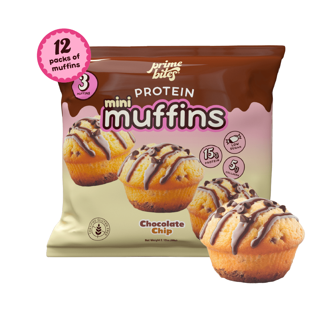 Chocolate Chip Mini Muffins | Prime Bites®