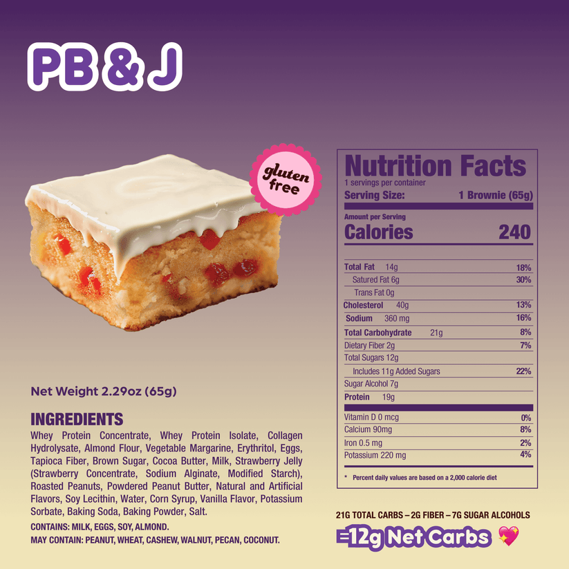 PB&J | Protein Snack on Prime Bites®