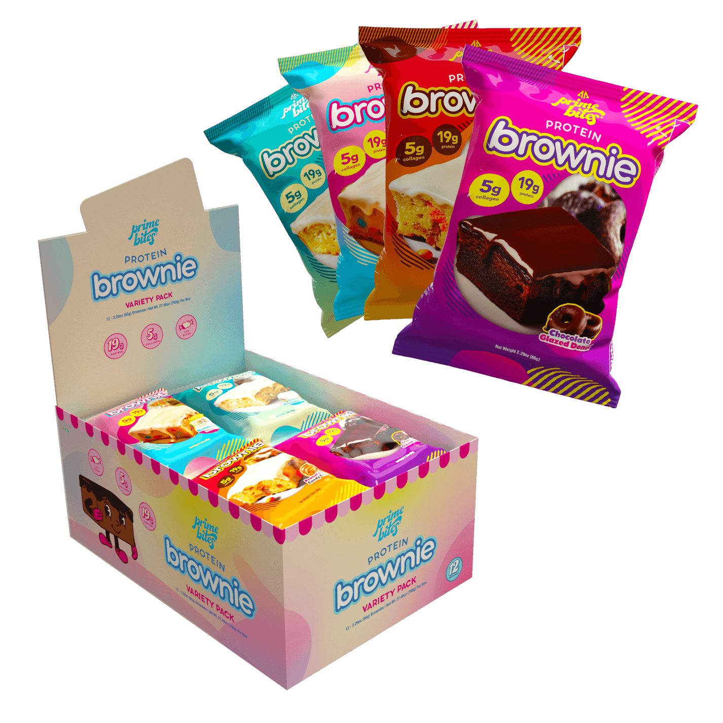 Variety Box Protein Brownies | Prime Bites®