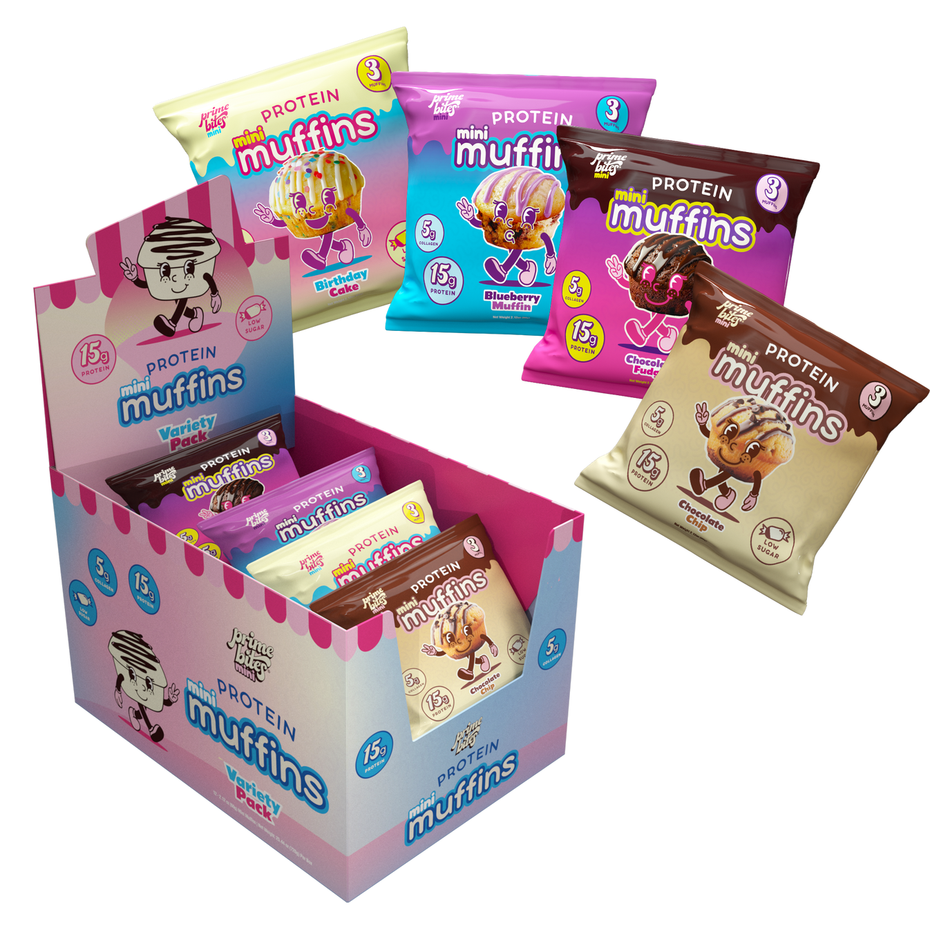 Mini Muffin Variety Pack | Prime Bites®